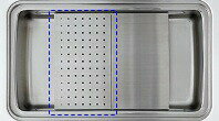 幅：241mm×奥行：409mm ユーティリティシンクE用