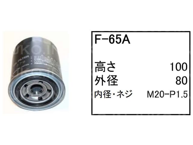 エレメント品番 F-65A 適合メーカー/機械 酒井/ローラー 適合機種号機(シリアル)エンジン型式 SW41-4FE1 TW41TW41-2VTW24FE1 注意事項 ■ エレメントは号機・エンジン型式によって適合や使用個数などが異なりま...
