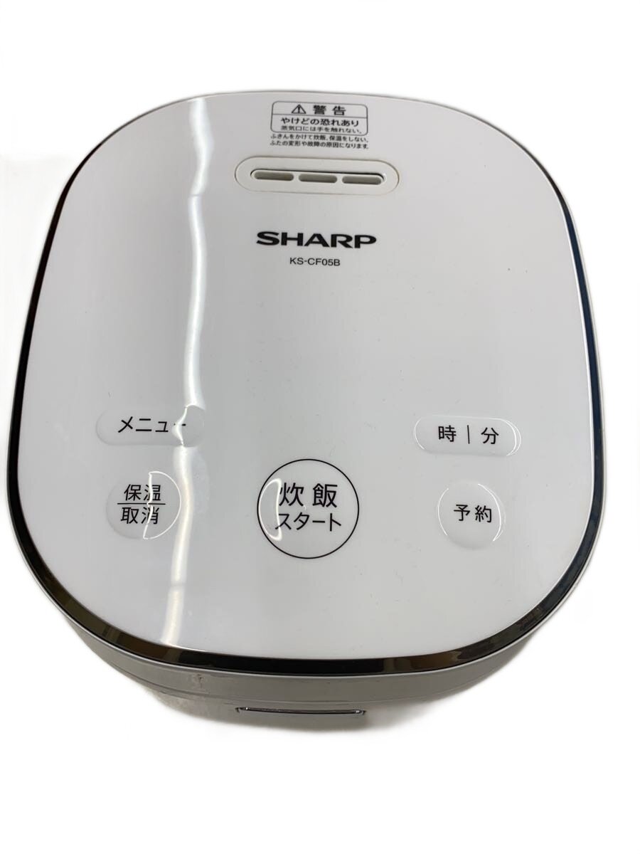【ブランド】SHARP 【ブランドカナ】シャープ 【型番】 【程度】B 【カラー】 【キーワード】　　　/ 2026/06/15 セカンドストリート大田原店 【3650】【中古】SHARP◆炊飯器 KS-CF05B-W [ホワイト系]//【...
