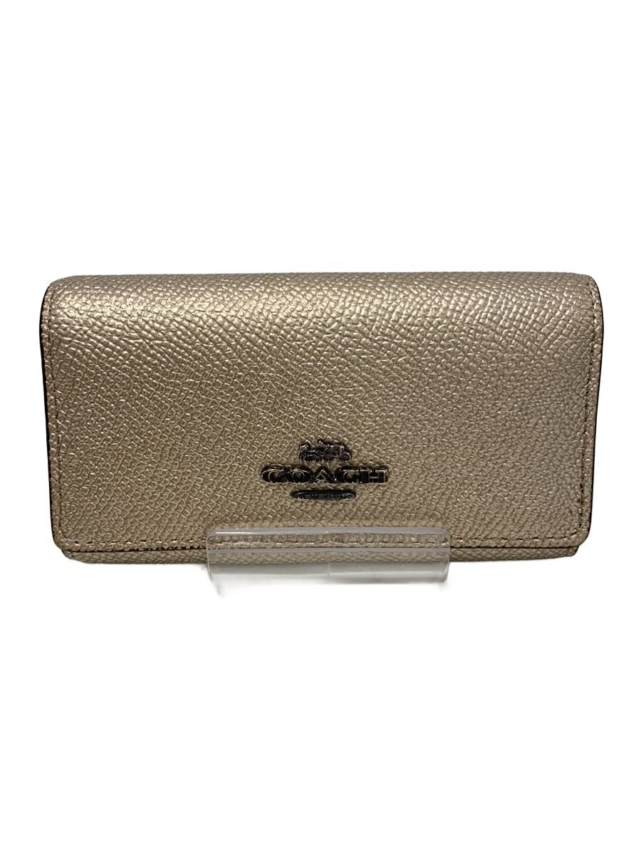 【ブランド】COACH 【ブランドカナ】コーチ 【型番】 【程度】B 【サイズ】 【メインカラー】ゴールド 【素材・生地】レザー 【キーワード】　　 2025/09/07 セカンドストリート東住吉店【2937】【中古】COACH◆キーケース...