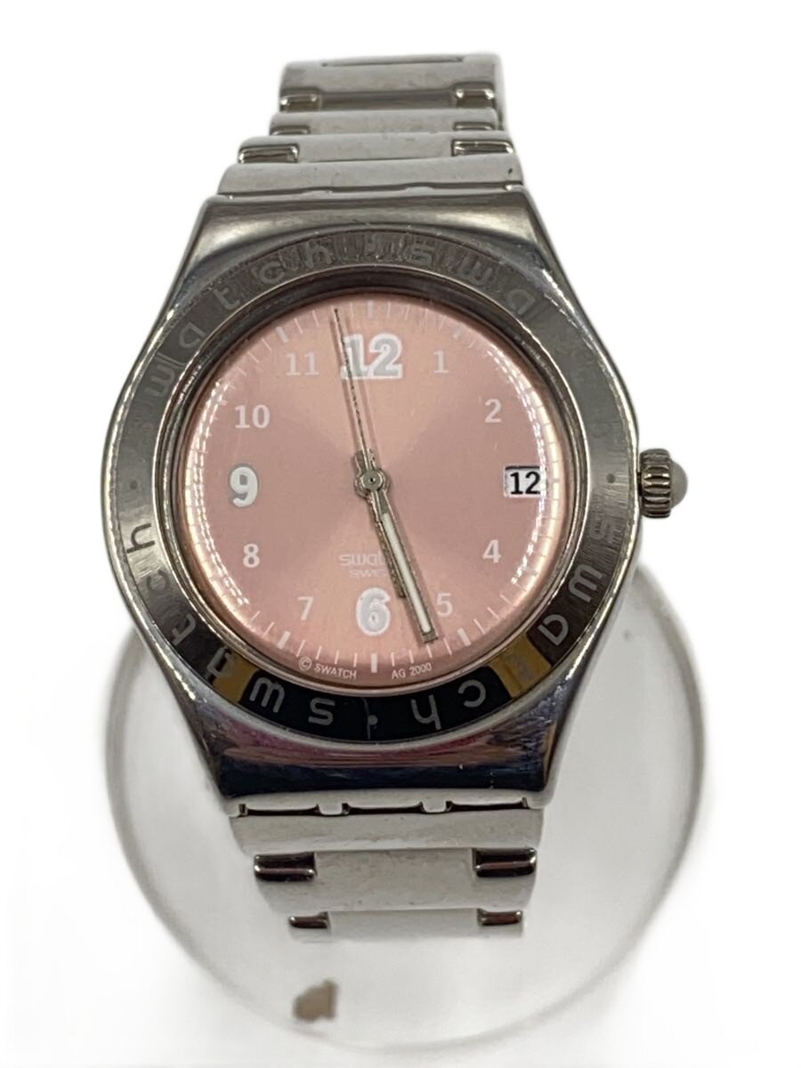 【ブランド】SWATCH 【ブランドカナ】スウォッチ 【型番】 【程度】B 【サイズ】 【メインカラー】ピンク 【素材・生地】 【キーワード】　　 2025/10/07 セカンドストリート小田部店【1906】【中古】SWATCH◆クォーツ腕...