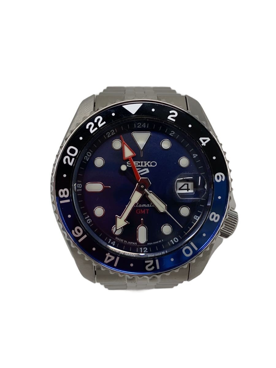 【ブランド】SEIKO 【ブランドカナ】セイコー 【型番】 【程度】B 【サイズ】 【メインカラー】ネイビー 【素材・生地】ステンレス 【キーワード】　　 2025/09/09 セカンドストリート大村店【3769】【中古】SEIKO◆自動巻...