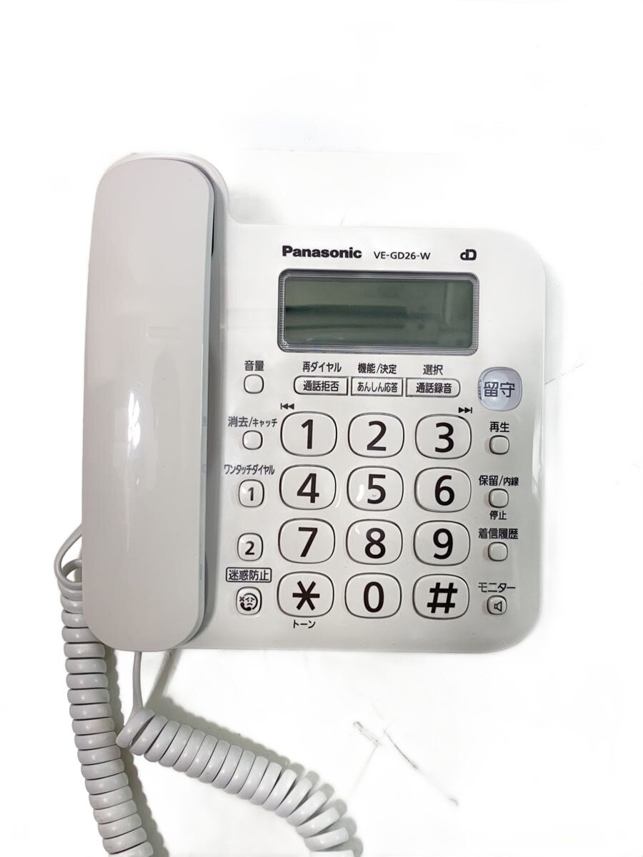 【ブランド】Panasonic 【ブランドカナ】パナソニック 【型番】 【程度】B 【カラー】 【キーワード】　　　/ 2026/06/18 セカンドストリート高島店 【4429】【中古】Panasonic◆電話機 RU・RU・RU VE-...
