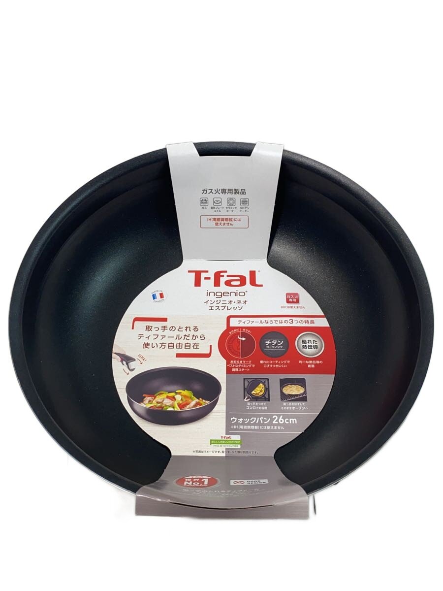 【ブランド】T-fal 【ブランドカナ】ティファール 【型番】 【程度】S 【サイズ】26cm 【メインカラー】ブラック 【素材・生地】 【キーワード】　　　/ 2026/08/01 セカンドストリート高島店【4429】【中古】T-fal◆...
