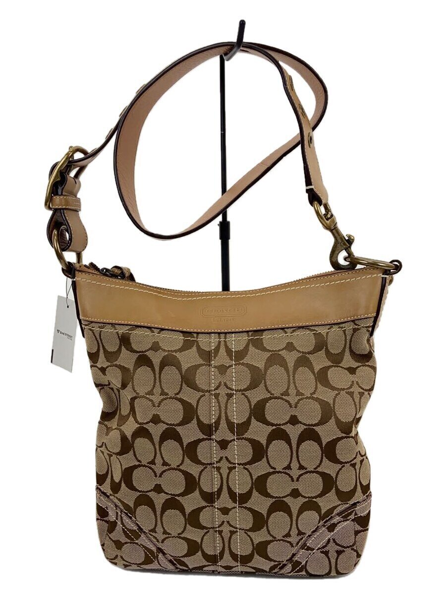 【ブランド】COACH 【ブランドカナ】コーチ 【型番】 【程度】B 【サイズ】 【メインカラー】ベージュ 【素材・生地】キャンバス 【キーワード】　　 2025/01/26 セカンドストリート野田つつみ野店【4101】【中古】COACH◆...