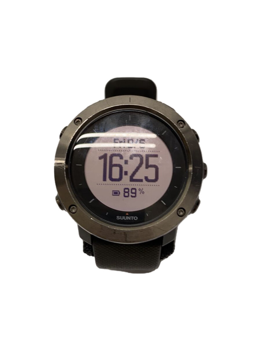 【ブランド】SUUNTO 【ブランドカナ】スント 【型番】 【程度】B 【サイズ】 【メインカラー】グレー 【素材・生地】その他 【キーワード】　　　/ 2025/09/25 セカストアウトドア安曇野店【4894】【中古】SUUNTO◆腕時...