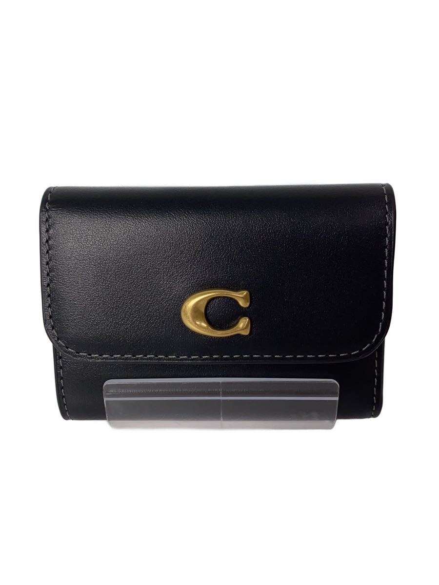 【ブランド】COACH 【ブランドカナ】コーチ 【型番】 【程度】B 【サイズ】 【メインカラー】ブラック 【素材・生地】レザー 【キーワード】　　 2025/10/19 セカンドストリート宮千代店【1936】【中古】COACH◆3つ折り財...