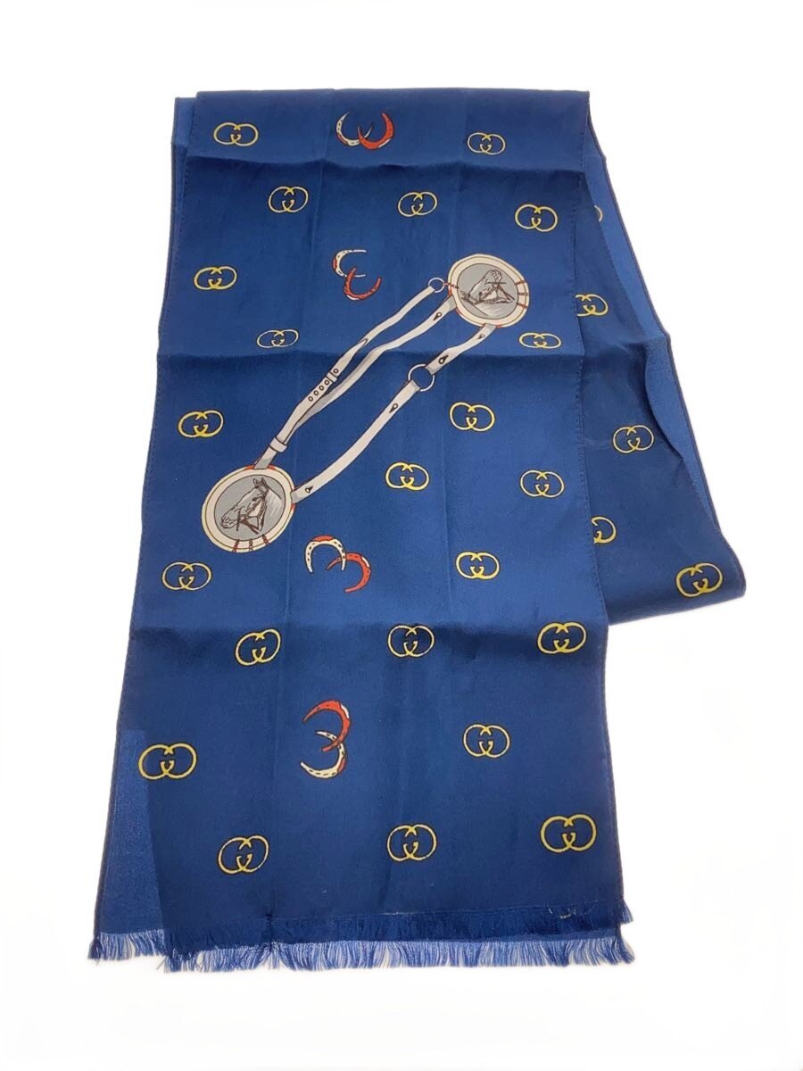 【ブランド】GUCCI 【ブランドカナ】グッチ 【型番】 【程度】B 【サイズ】 【メインカラー】ネイビー 【素材・生地】シルク 【キーワード】　　　/ 2026/02/27 セカンドストリート福岡天神店【3287】【中古】GUCCI◆イタ...