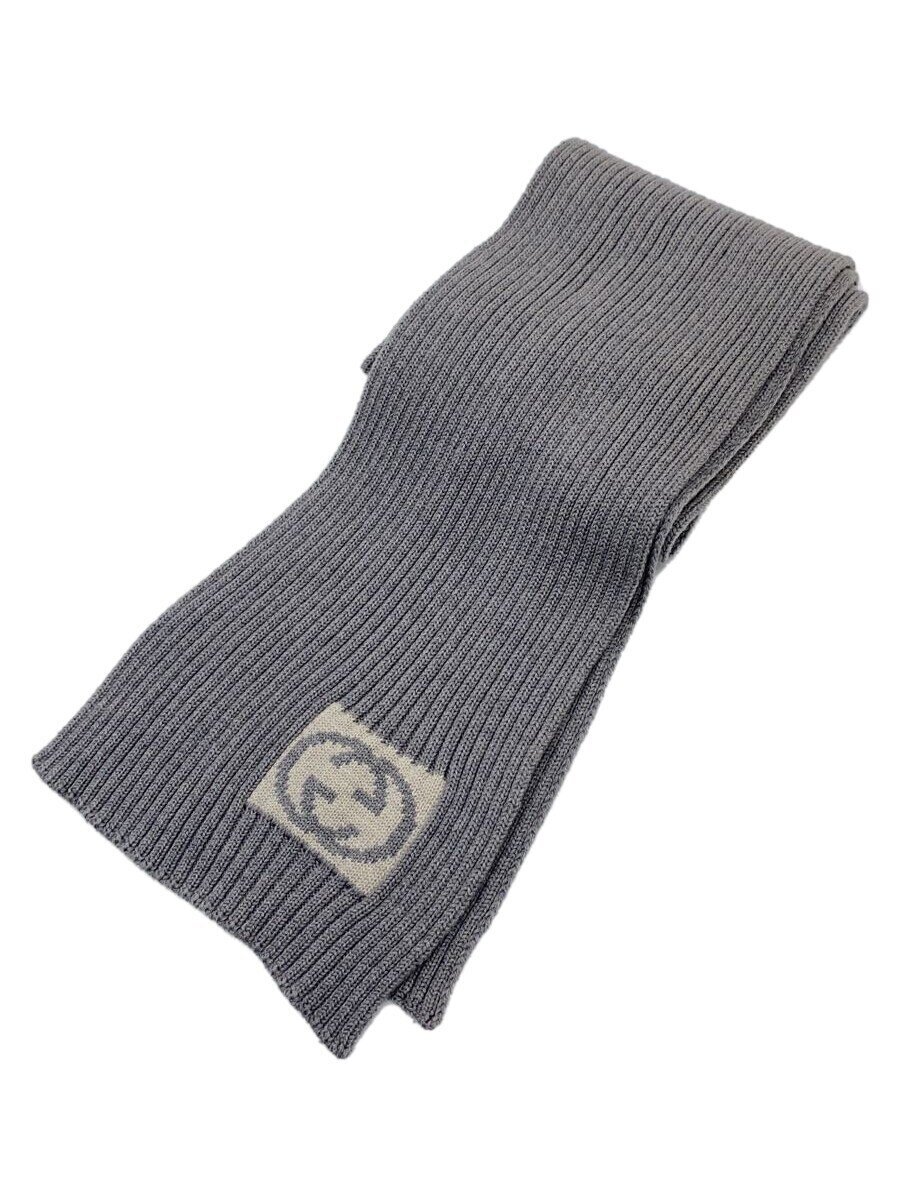 【ブランド】GUCCI 【ブランドカナ】グッチ 【型番】 【程度】B 【サイズ】 【メインカラー】グレー 【素材・生地】ウール 【キーワード】　　 2025/03/03 セカンドストリート堺美原店【4516】【中古】GUCCI◆マフラー/ウ...