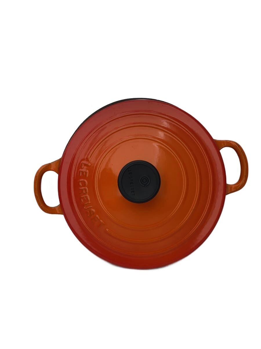 【ブランド】LE CREUSET 【ブランドカナ】ルクルーゼ 【型番】 【程度】B 【サイズ】18cm 【メインカラー】オレンジ 【素材・生地】 【キーワード】　　 2026/07/13 セカンドストリート大正千島店【4045】【中古】LE...