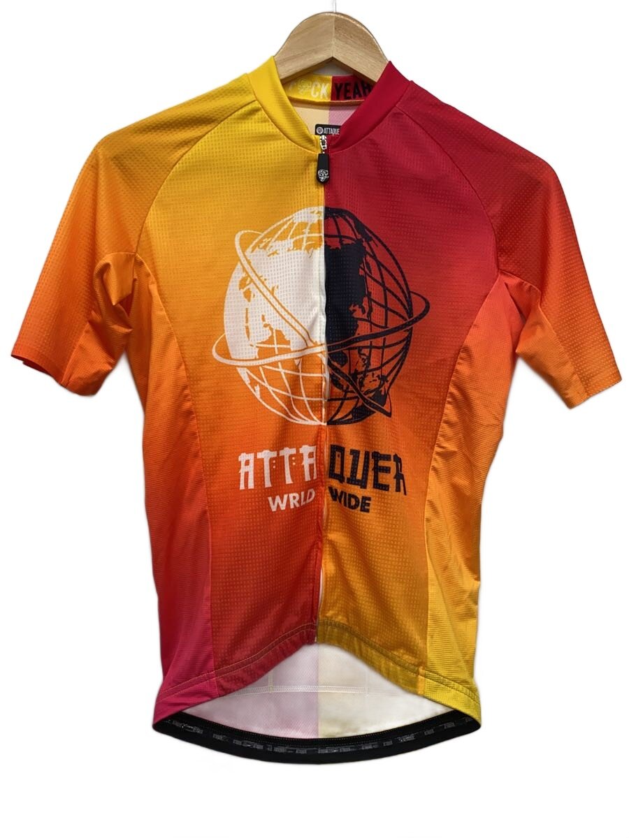 【ブランド】/ 【ブランドカナ】／ 【型番】 【程度】B 【サイズ】S 【メインカラー】オレンジ 【素材・生地】 【キーワード】　　 2025/11/26 セカストアウトドア新潟大学前店【4043】【中古】ATTAQUER/サイクルジャージ...