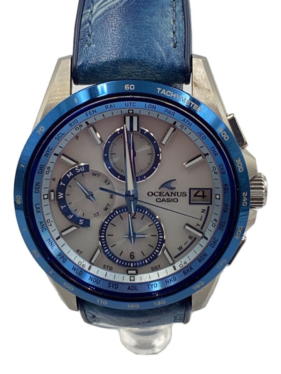 【ブランド】CASIO 【ブランドカナ】カシオ 【型番】 【程度】B 【サイズ】 【メインカラー】 【素材・生地】 【キーワード】　　 2025/08/09 セカンドストリート佐久平店【4160】【中古】CASIO◆ソーラー腕時計_OCEA...