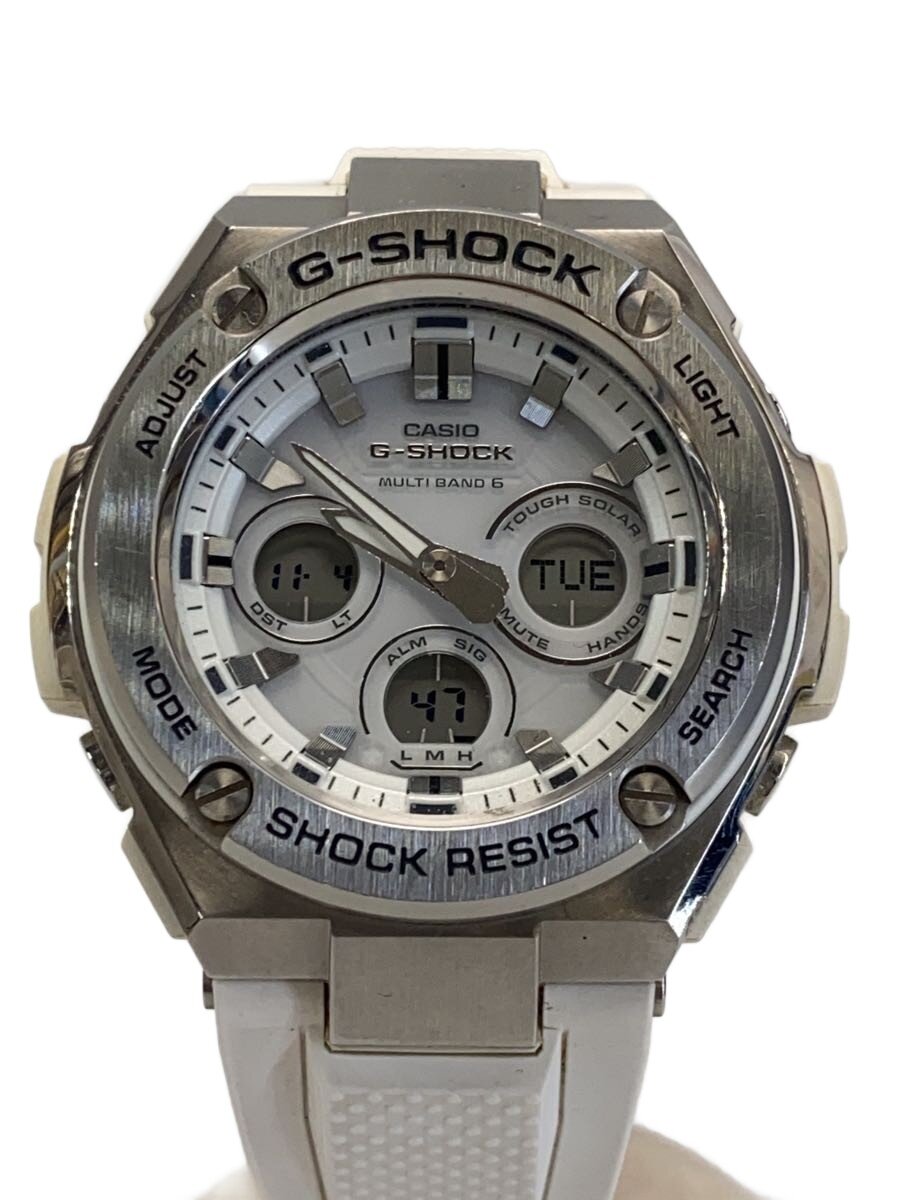 【ブランド】CASIO 【ブランドカナ】カシオ 【型番】 【程度】B 【サイズ】 【メインカラー】ホワイト 【素材・生地】 【キーワード】　　　/ 2025/11/11 セカンドストリート天童店【3537】【中古】CASIO◆ソーラー腕時計...
