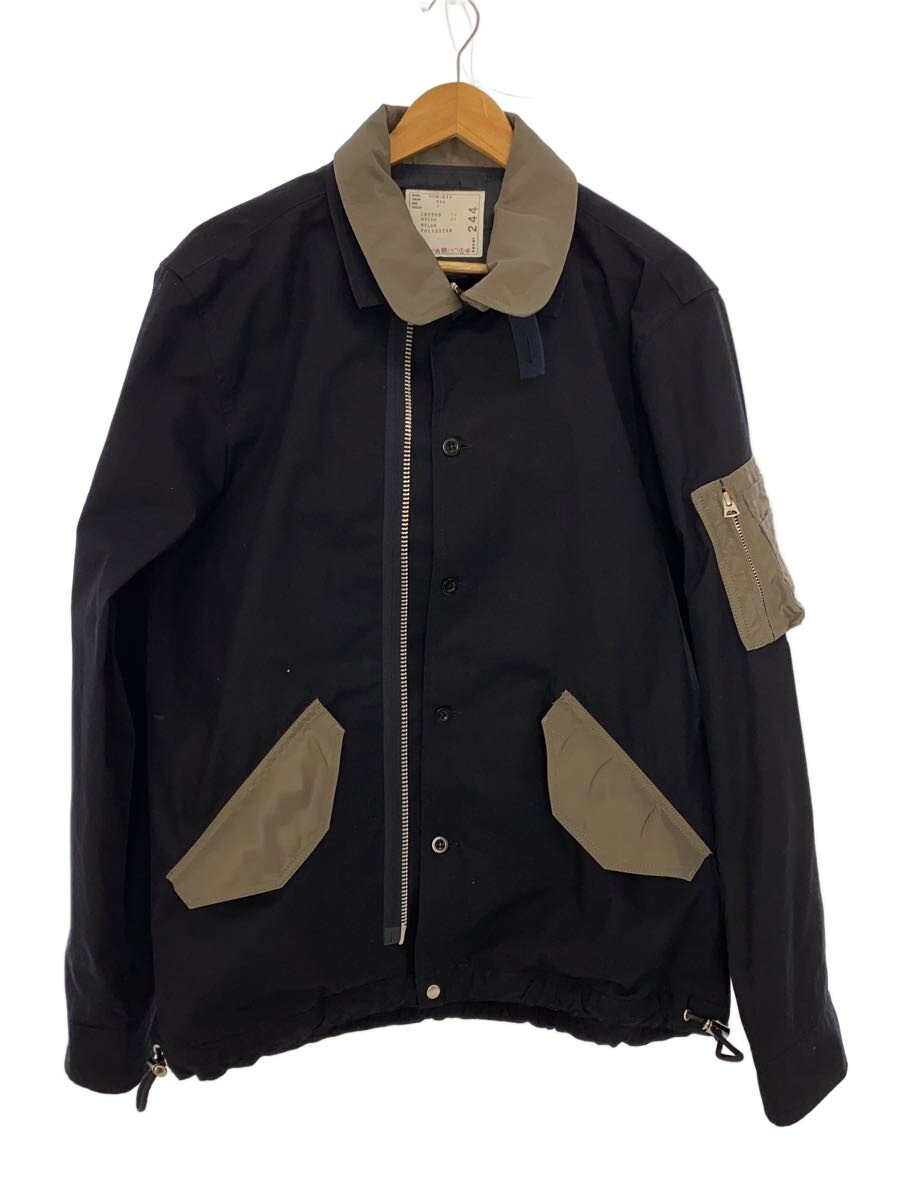 【ブランド】sacai 【ブランドカナ】サカイ 【型番】 【程度】B 【サイズ】4 【メインカラー】ネイビー 【素材・生地】コットン 【キーワード】　　 2025/12/02 セカンドストリート南宮崎店【3876】【中古】sacai◆25A...
