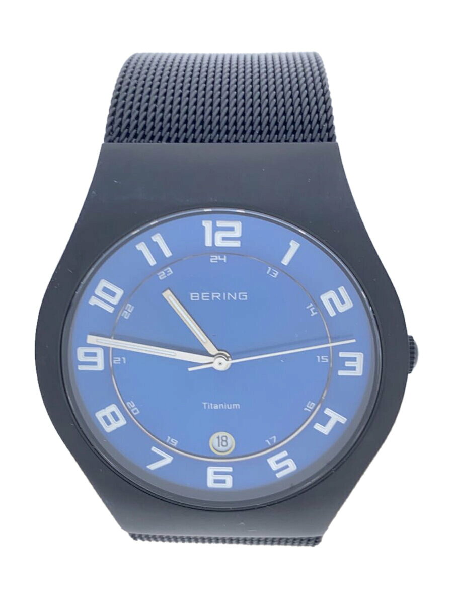 【ブランド】BERING 【ブランドカナ】ベーリング 【型番】 【程度】B 【サイズ】 【メインカラー】ブルー 【素材・生地】ステンレス 【キーワード】　　　? NULL ? 2026/05/21 セカンドストリート福津店【4205】【中古...