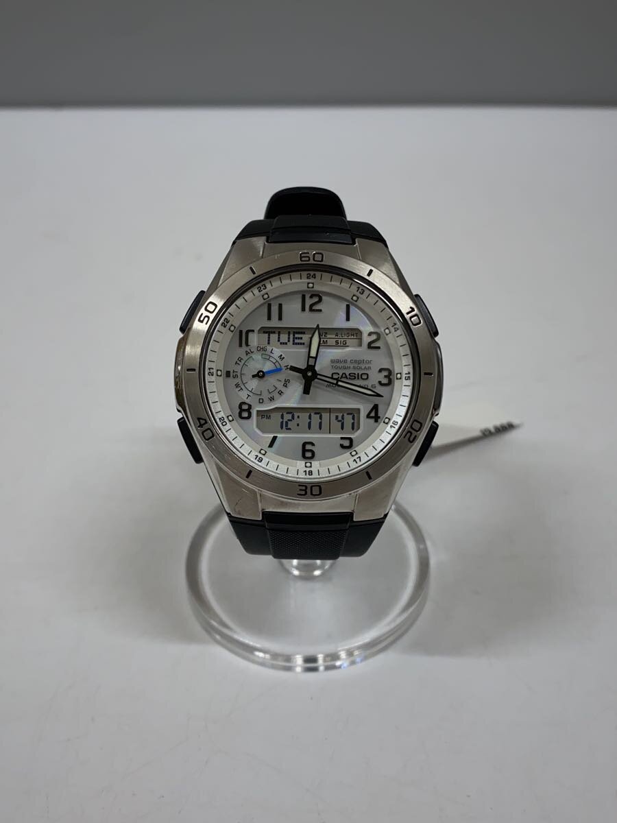 【ブランド】CASIO 【ブランドカナ】カシオ 【型番】 【程度】B 【サイズ】 【メインカラー】 【素材・生地】ラバー 【キーワード】　　 2024/12/01 セカンドストリート大村店【3769】【中古】CASIO◆ソーラー腕時計/デジ...