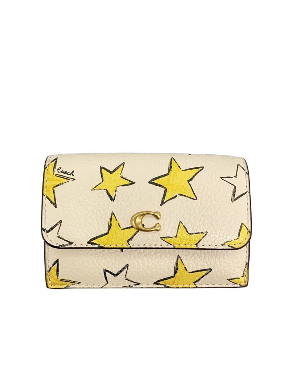 【ブランド】COACH 【ブランドカナ】コーチ 【型番】 【程度】B 【サイズ】 【メインカラー】クリーム 【素材・生地】その他 【キーワード】　　 2025/08/23 セカンドストリート宗像稲元店【2099】【中古】COACH◆3つ折り...