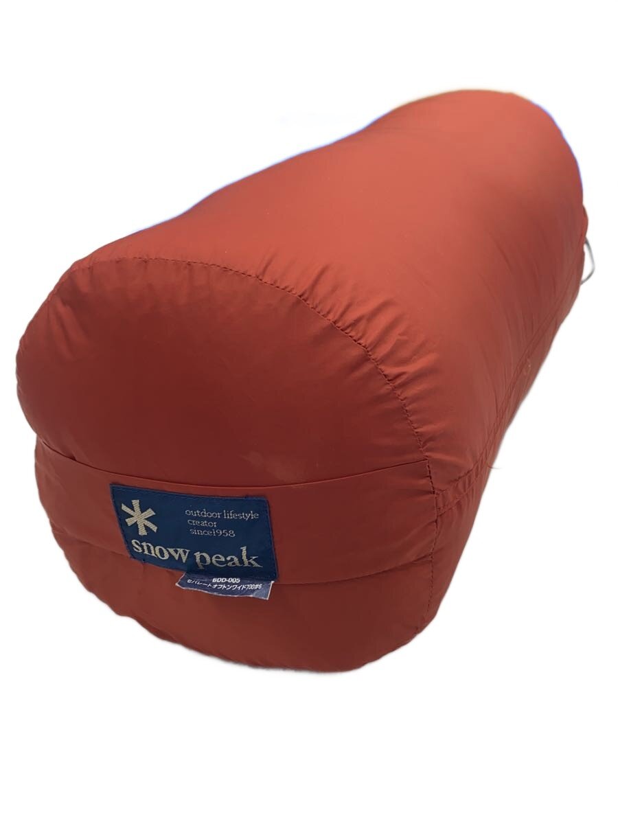 【ブランド】snow peak 【ブランドカナ】スノーピーク 【型番】 【程度】B 【カラー】レッド 【キーワード】　　 2026/01/02 セカストアウトドア新潟大学前店 【4043】【中古】snow peak◆シュラフ セパレートオフ...