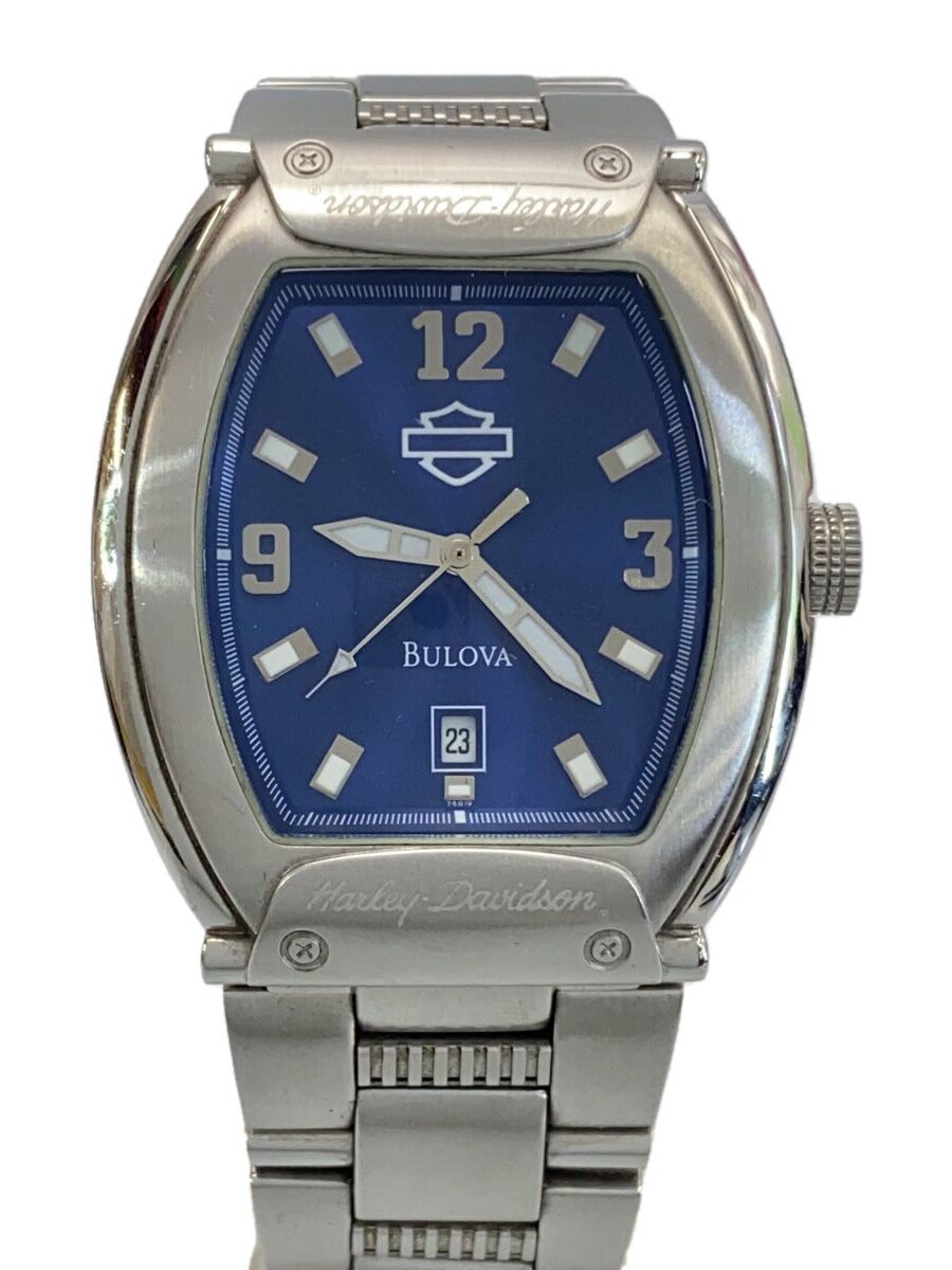 【ブランド】BULOVA 【ブランドカナ】ブローバ 【型番】 【程度】B 【サイズ】 【メインカラー】ブルー 【素材・生地】ステンレス 【キーワード】　　 2024/12/30 セカンドストリート石狩店【3762】【中古】BULOVA◆HA...