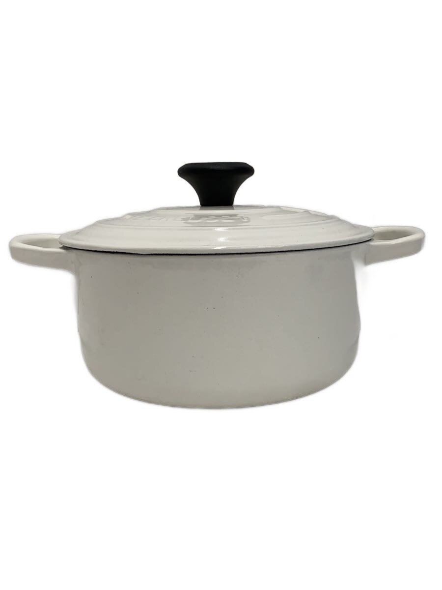 【ブランド】LE CREUSET 【ブランドカナ】ルクルーゼ 【型番】 【程度】B 【サイズ】18cm 【メインカラー】ホワイト 【素材・生地】 【キーワード】　　 2026/04/08 セカンドストリート札幌美しが丘南店【4079】【中古...
