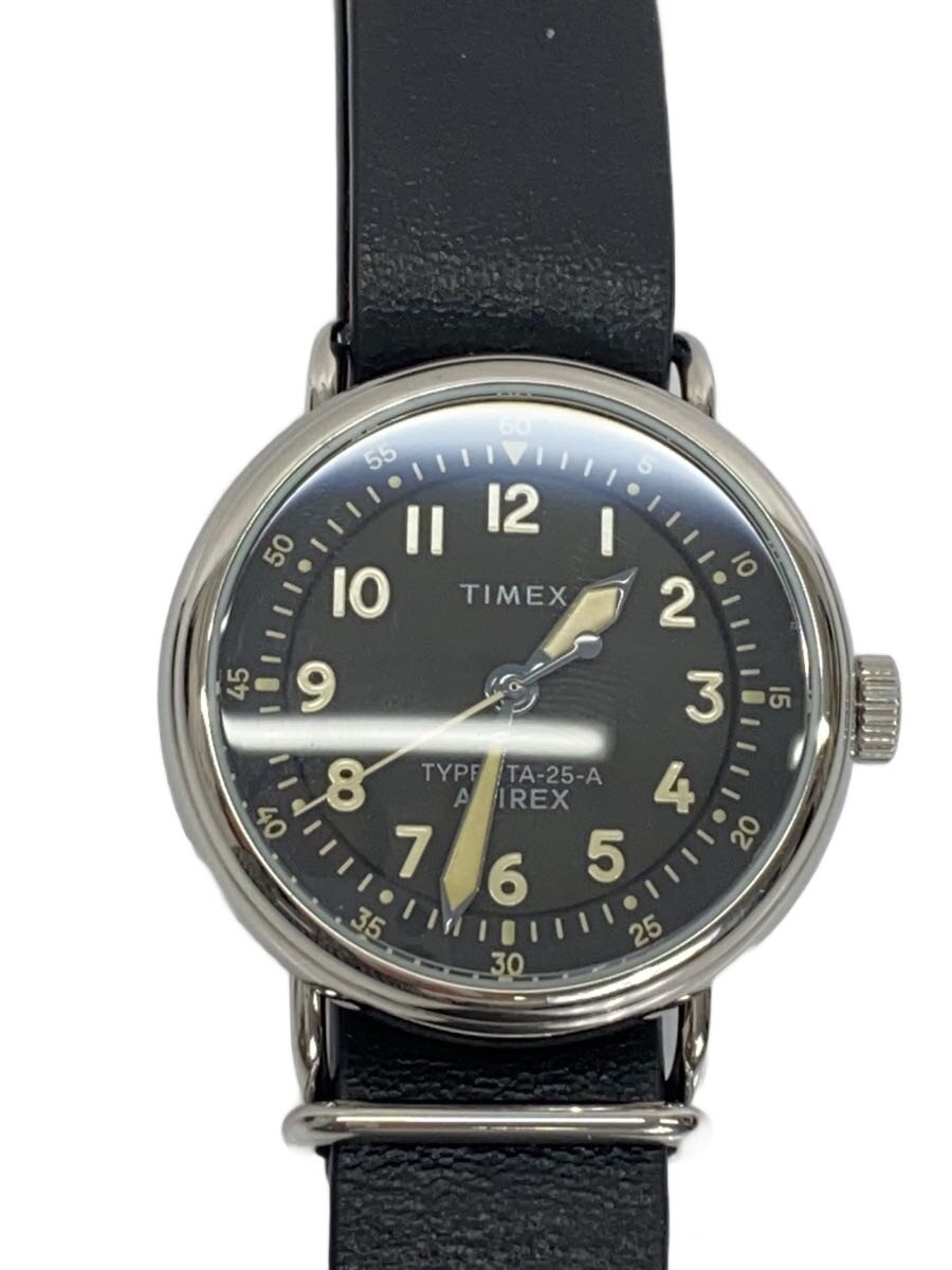 【ブランド】TIMEX 【ブランドカナ】タイメックス 【型番】 【程度】A 【サイズ】 【メインカラー】ブラック 【素材・生地】レザー 【キーワード】　　 2025/12/29 セカンドストリート十三店【4442】【中古】TIMEX◆クォー...