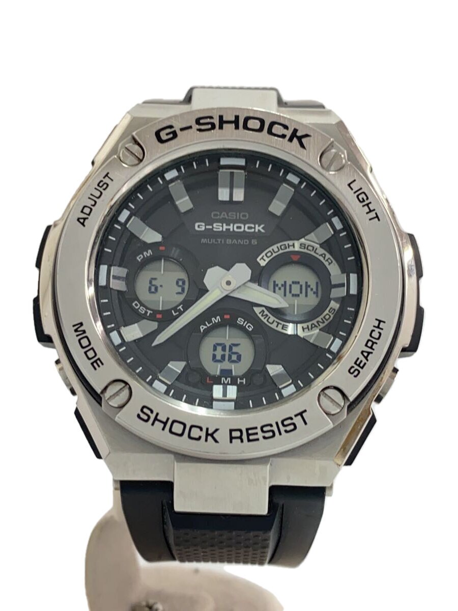【ブランド】CASIO 【ブランドカナ】カシオ 【型番】 【程度】B 【サイズ】 【メインカラー】シルバー 【素材・生地】 【キーワード】　　 2025/06/16 セカンドストリート円座店【1777】【中古】CASIO◆ソーラー腕時計・G...
