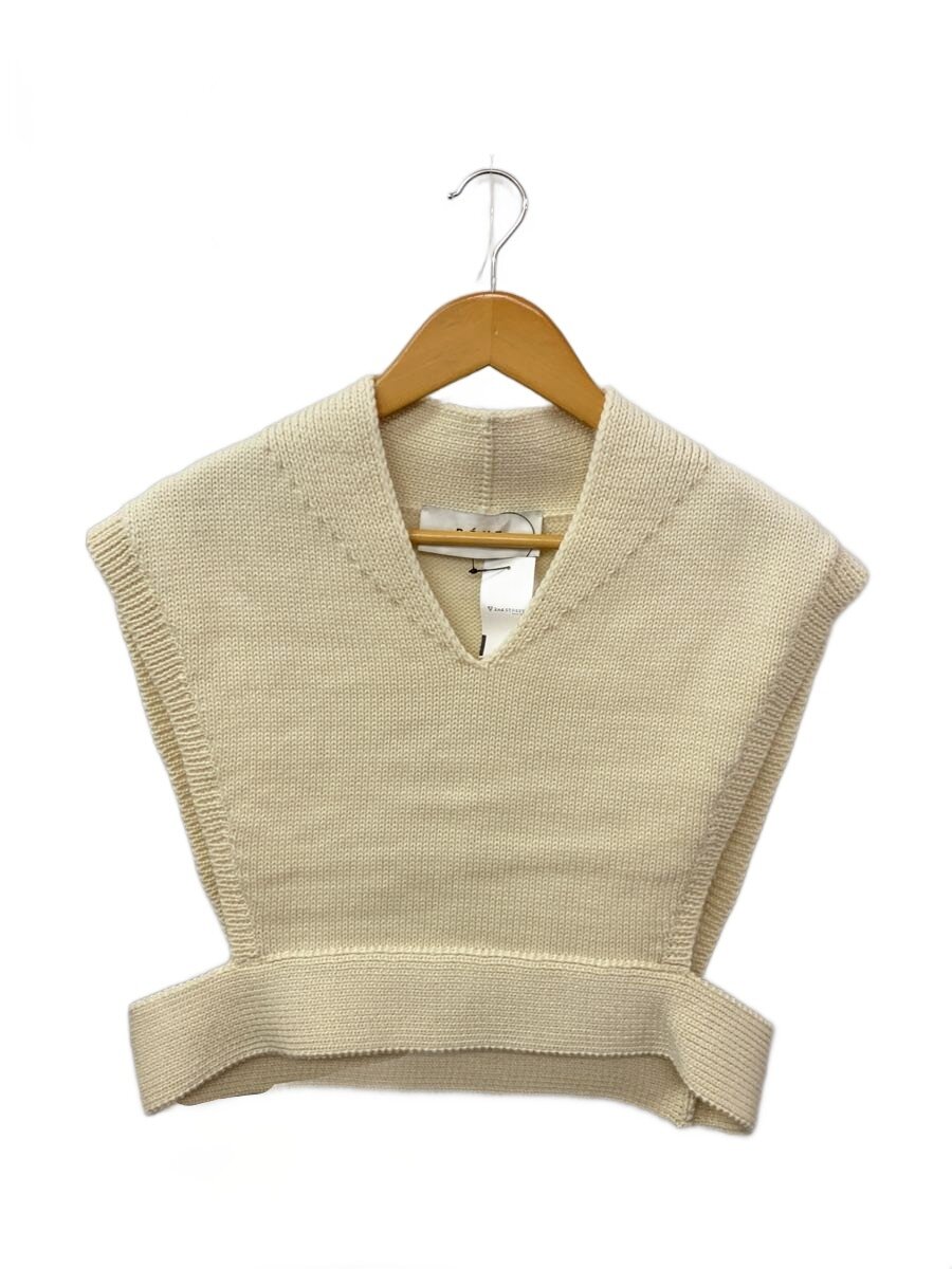 【ブランド】ROHE 【ブランドカナ】ローエ 【型番】 【程度】B 【サイズ】36 【メインカラー】クリーム 【素材・生地】ウール 【キーワード】　　 2025/10/15 セカンドストリート次郎丸店【4457】【中古】ROHE◆ニットベス...