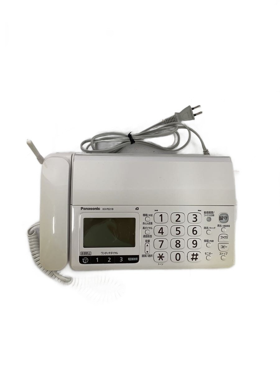 【ブランド】Panasonic 【ブランドカナ】パナソニック 【型番】 【程度】C 【カラー】 【キーワード】　　　/ 2026/07/28 セカンドストリート尼崎浜田店 【4037】【中古】Panasonic◆FAX電話 KX-PZ218...