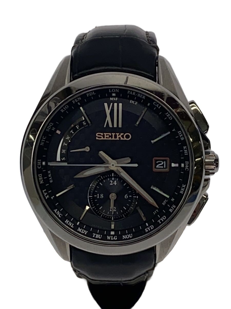 【ブランド】SEIKO 【ブランドカナ】セイコー 【型番】 【程度】B 【サイズ】 【メインカラー】ブラック 【素材・生地】レザー 【キーワード】　　 2025/12/28 セカンドストリート山形南館店【3906】【中古】SEIKO◆ソーラ...