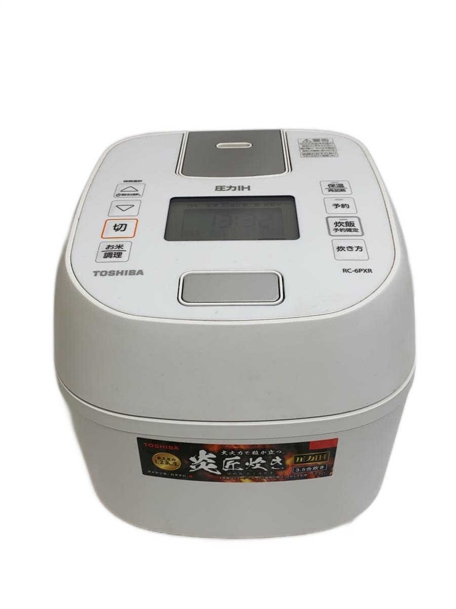 【ブランド】TOSHIBA 【ブランドカナ】トウシバ 【型番】 【程度】B 【カラー】 【キーワード】　　 2026/03/18 セカンドストリート西大津店 【2062】【中古】TOSHIBA◆炊飯器 RC-6PXR(W)【家電・ビジュアル...