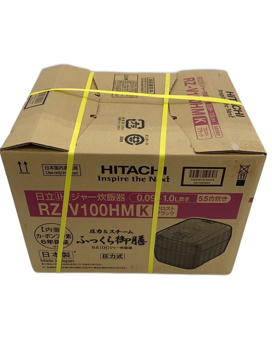【ブランド】HITACHI 【ブランドカナ】ヒタチ 【型番】 【程度】B 【カラー】 【キーワード】　　 2025/09/09 セカンドストリートインターパーク宇都宮店 【4069】【中古】HITACHI◆炊飯器 RZ-V100HM(K)【...