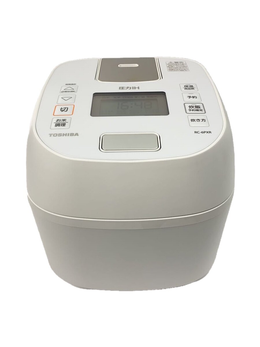 【ブランド】TOSHIBA 【ブランドカナ】トウシバ 【型番】 【程度】B 【カラー】 【キーワード】　　 2025/06/24 セカンドストリート倉敷インター店 【3320】【中古】TOSHIBA◆炊飯器 RC-6PXR(W)【家電・ビジ...