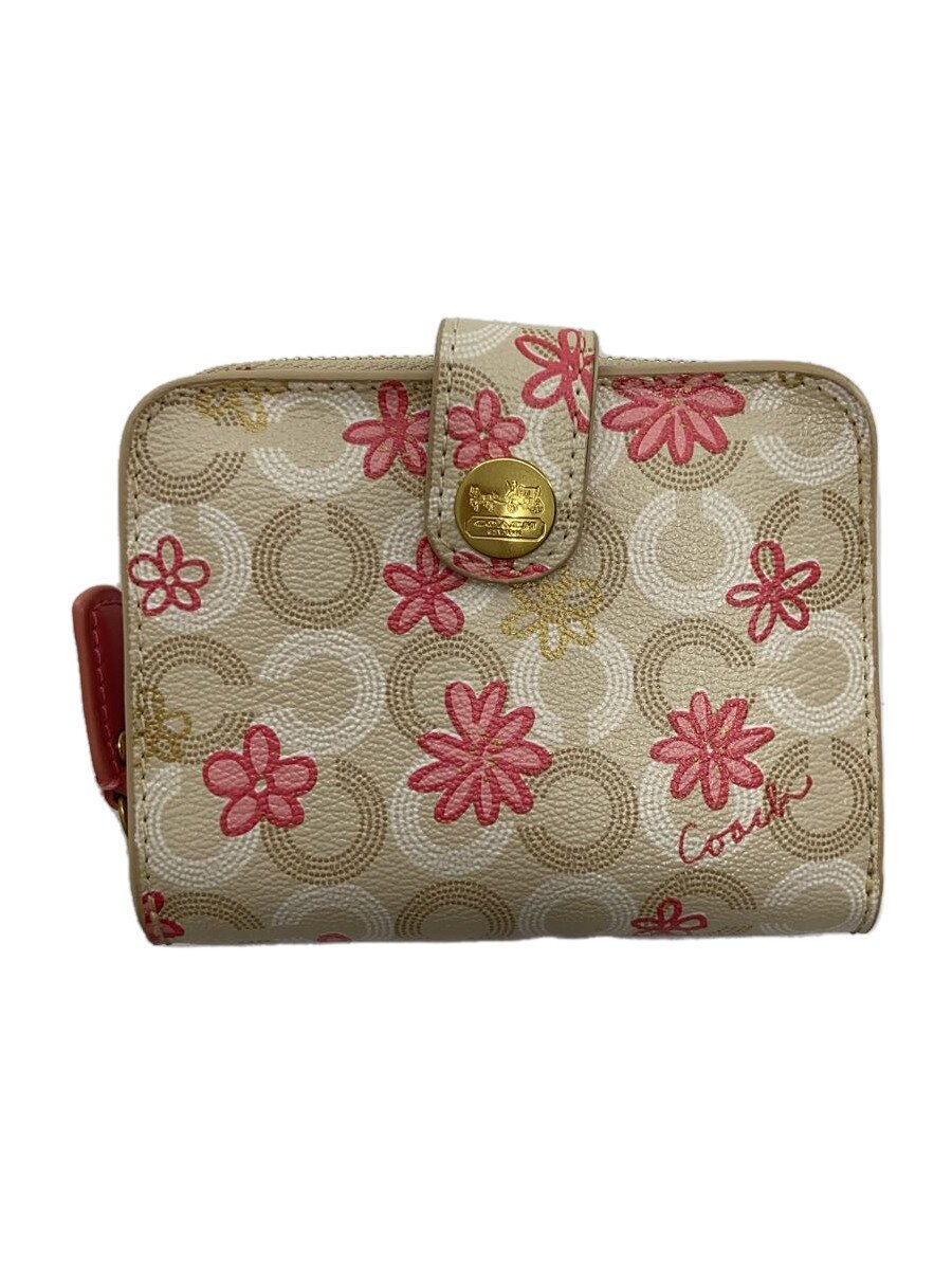 【ブランド】COACH 【ブランドカナ】コーチ 【型番】 【程度】B 【サイズ】 【メインカラー】ホワイト 【素材・生地】その他 【キーワード】　　 2025/06/19 セカンドストリート大分わさだ店【4493】【中古】COACH◆2つ折...