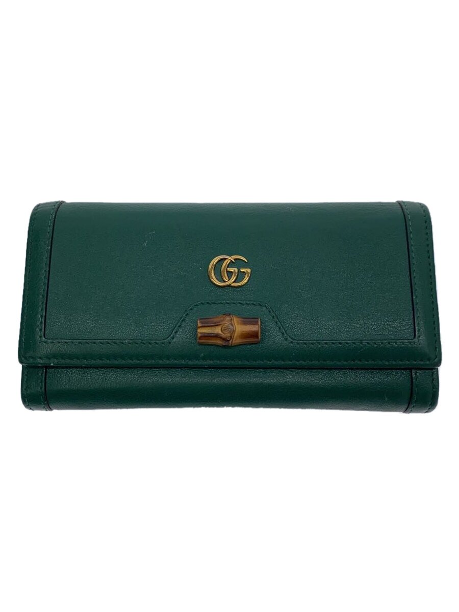 【ブランド】GUCCI 【ブランドカナ】グッチ 【型番】 【程度】B 【サイズ】 【メインカラー】グリーン 【素材・生地】レザー 【キーワード】　　 2025/02/17 セカンドストリート堅田店【1969】【中古】GUCCI◆長財布/レザ...