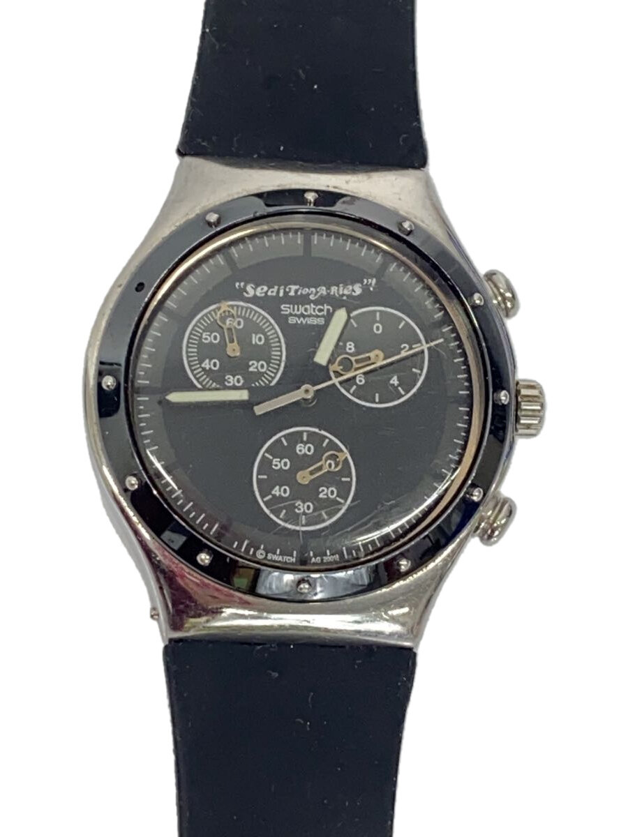 【ブランド】SWATCH 【ブランドカナ】スウォッチ 【型番】 【程度】C 【サイズ】 【メインカラー】ブラック 【素材・生地】ラバー 【キーワード】　　　/ 2026/04/24 セカンドストリート龍ヶ崎店【3330】【中古】SWATCH...