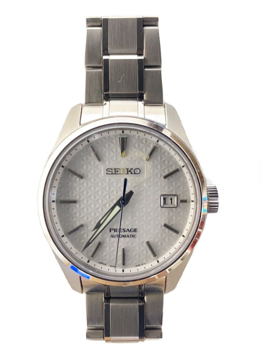 【ブランド】SEIKO 【ブランドカナ】セイコー 【型番】 【程度】B 【サイズ】 【メインカラー】ホワイト 【素材・生地】ステンレス 【キーワード】　　 2025/09/15 セカンドストリート松阪店【1978】【中古】SEIKO◆プレサ...