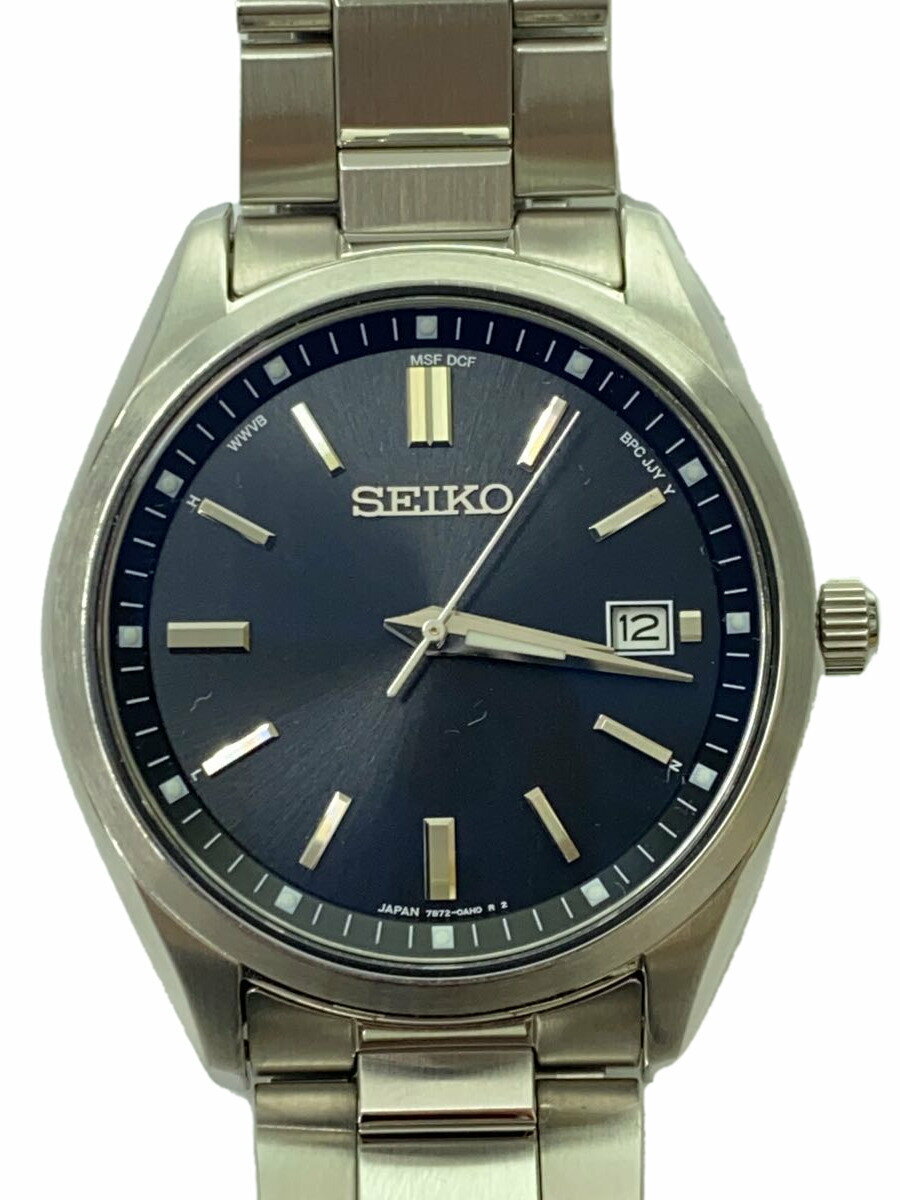 【ブランド】SEIKO 【ブランドカナ】セイコー 【型番】 【程度】B 【サイズ】 【メインカラー】ネイビー 【素材・生地】ステンレス 【キーワード】　　　/ 2025/09/14 セカンドストリート長田店【4889】【中古】SEIKO◆ソ...