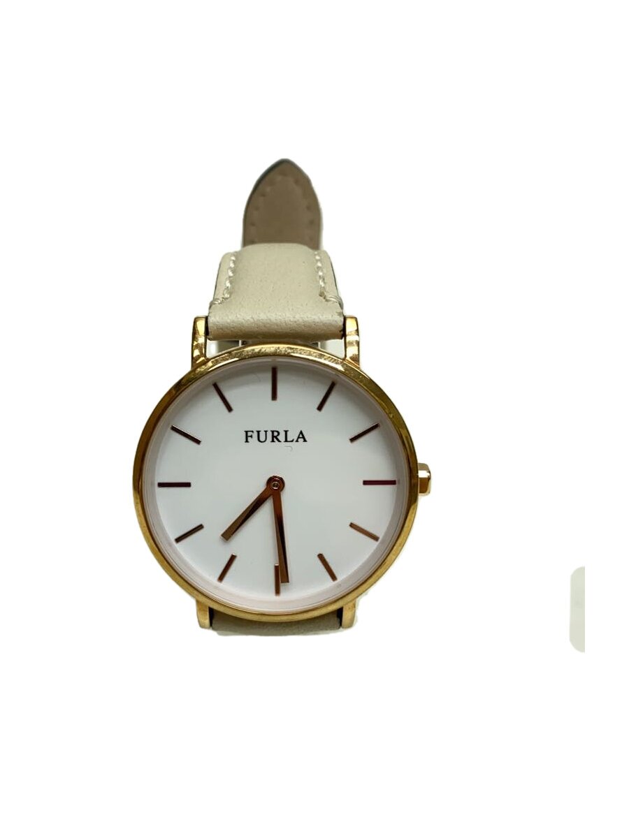 【ブランド】FURLA 【ブランドカナ】フルラ 【型番】 【程度】B 【サイズ】 【メインカラー】 【素材・生地】 【キーワード】　　 2025/07/09 セカンドストリート奈良橿原店【2728】【中古】FURLA◆クォーツ腕時計/アナロ...