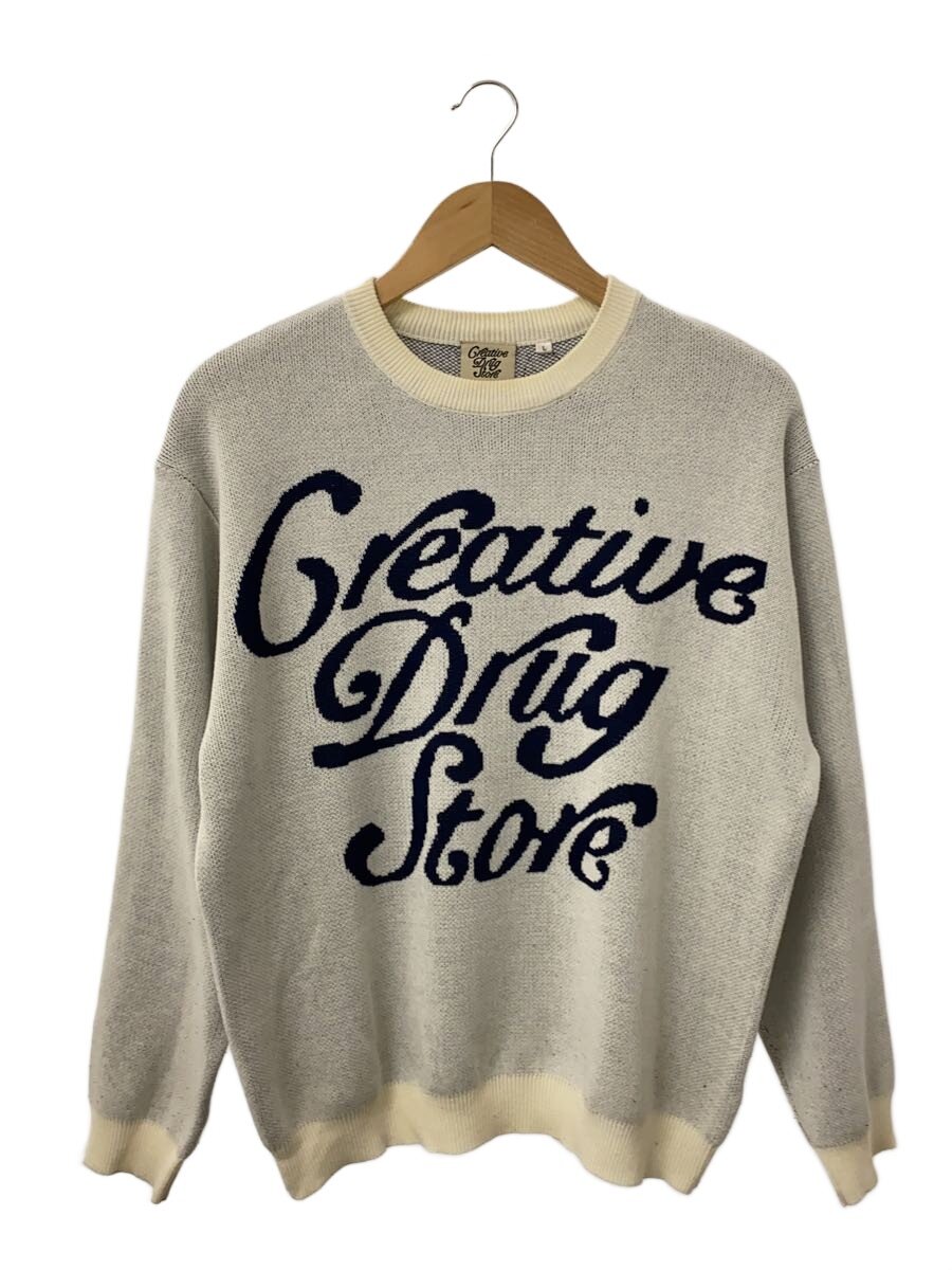 【ブランド】CREATIVE DRUG STORE 【ブランドカナ】クリエイティブドラッグストア 【型番】 【程度】B 【サイズ】L 【メインカラー】ホワイト 【素材・生地】アクリル 【キーワード】　　 2025/12/17 セカンドストリ...