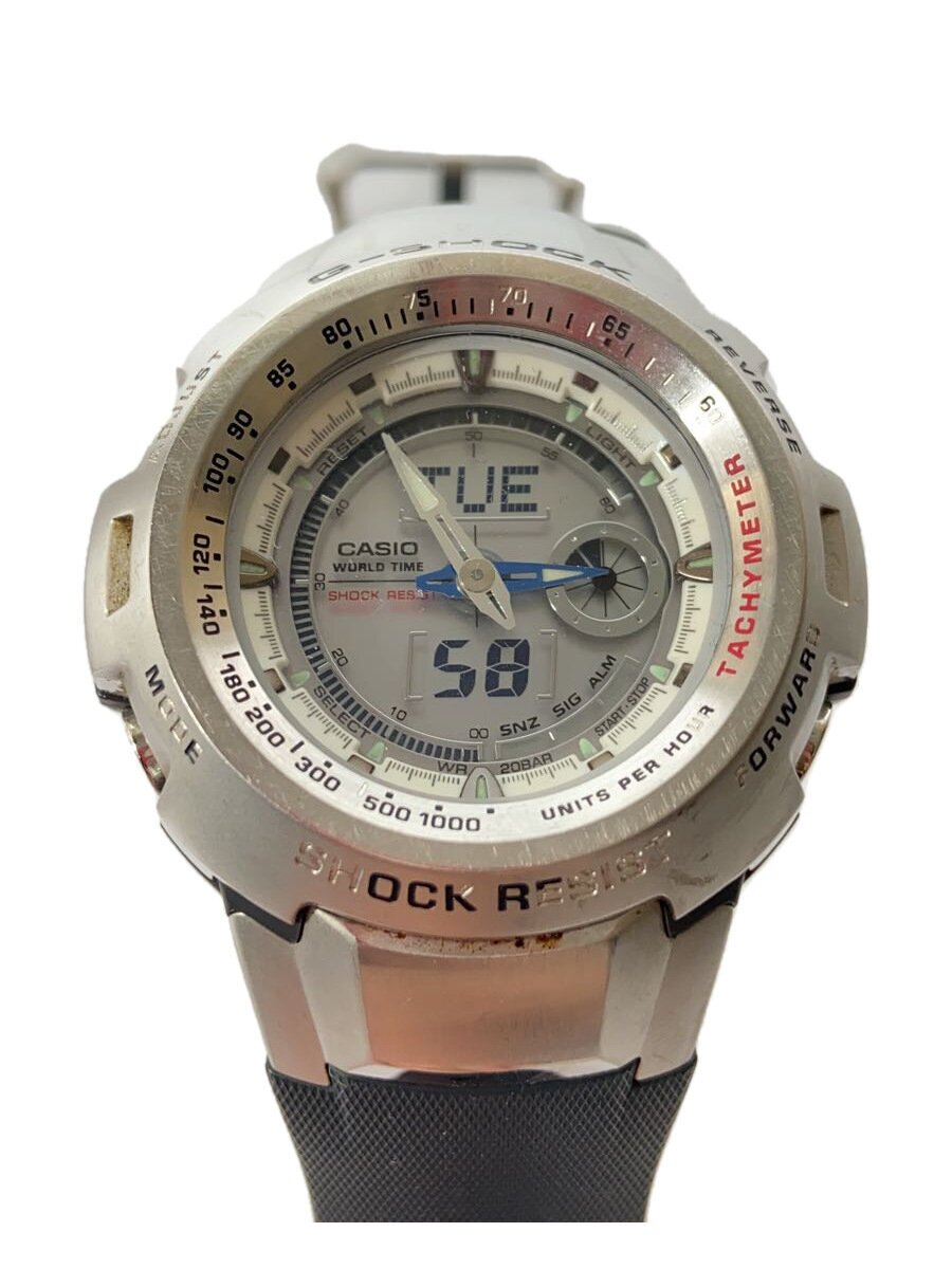 【ブランド】CASIO 【ブランドカナ】カシオ 【型番】 【程度】C 【サイズ】 【メインカラー】シルバー 【素材・生地】ラバー 【キーワード】　　 2025/07/25 セカンドストリート佐賀兵庫店【3979】【中古】CASIO◆クォーツ...