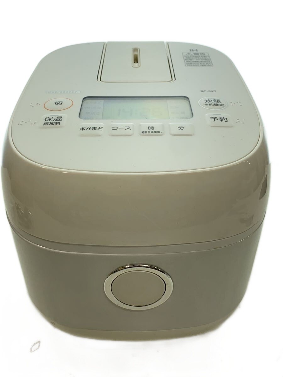 【ブランド】TOSHIBA 【ブランドカナ】トウシバ 【型番】 【程度】B 【カラー】 【キーワード】　　 2026/02/09 セカンドストリート伊丹西野店 【3674】【中古】TOSHIBA◆炊飯器 RC-5XT(W)【家電・ビジュアル...