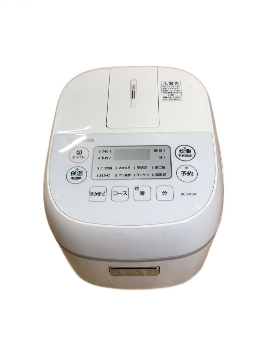 【ブランド】TOSHIBA 【ブランドカナ】トウシバ 【型番】 【程度】B 【カラー】 【キーワード】　　 2025/11/12 セカンドストリート南御座店 【4790】【中古】TOSHIBA◆トウシバ/炊飯器 RC-5MFM(W) [ホワ...
