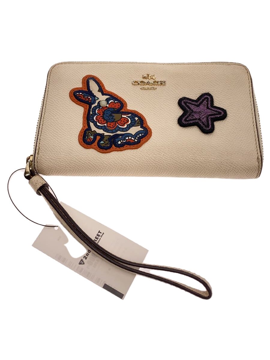 【ブランド】COACH 【ブランドカナ】コーチ 【型番】 【程度】B 【サイズ】 【メインカラー】ホワイト 【素材・生地】レザー 【キーワード】　　 2025/06/15 セカンドストリート小牧常普請店【3670】【中古】COACH◆財布/...