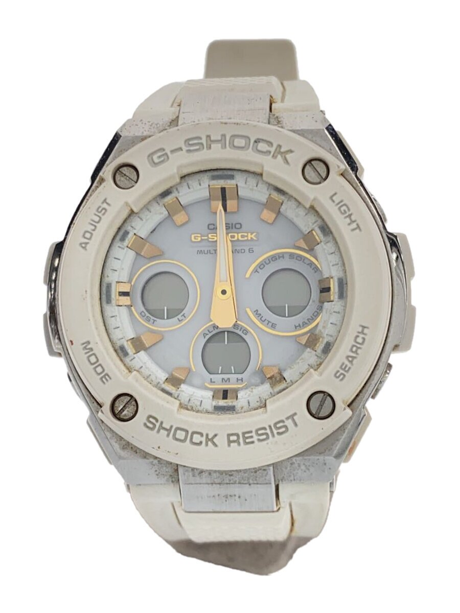 【ブランド】CASIO 【ブランドカナ】カシオ 【型番】 【程度】C 【サイズ】 【メインカラー】ホワイト 【素材・生地】ラバー 【キーワード】　　 2025/06/22 セカンドストリート柏豊四季店【4787】【中古】CASIO◆ソーラー...