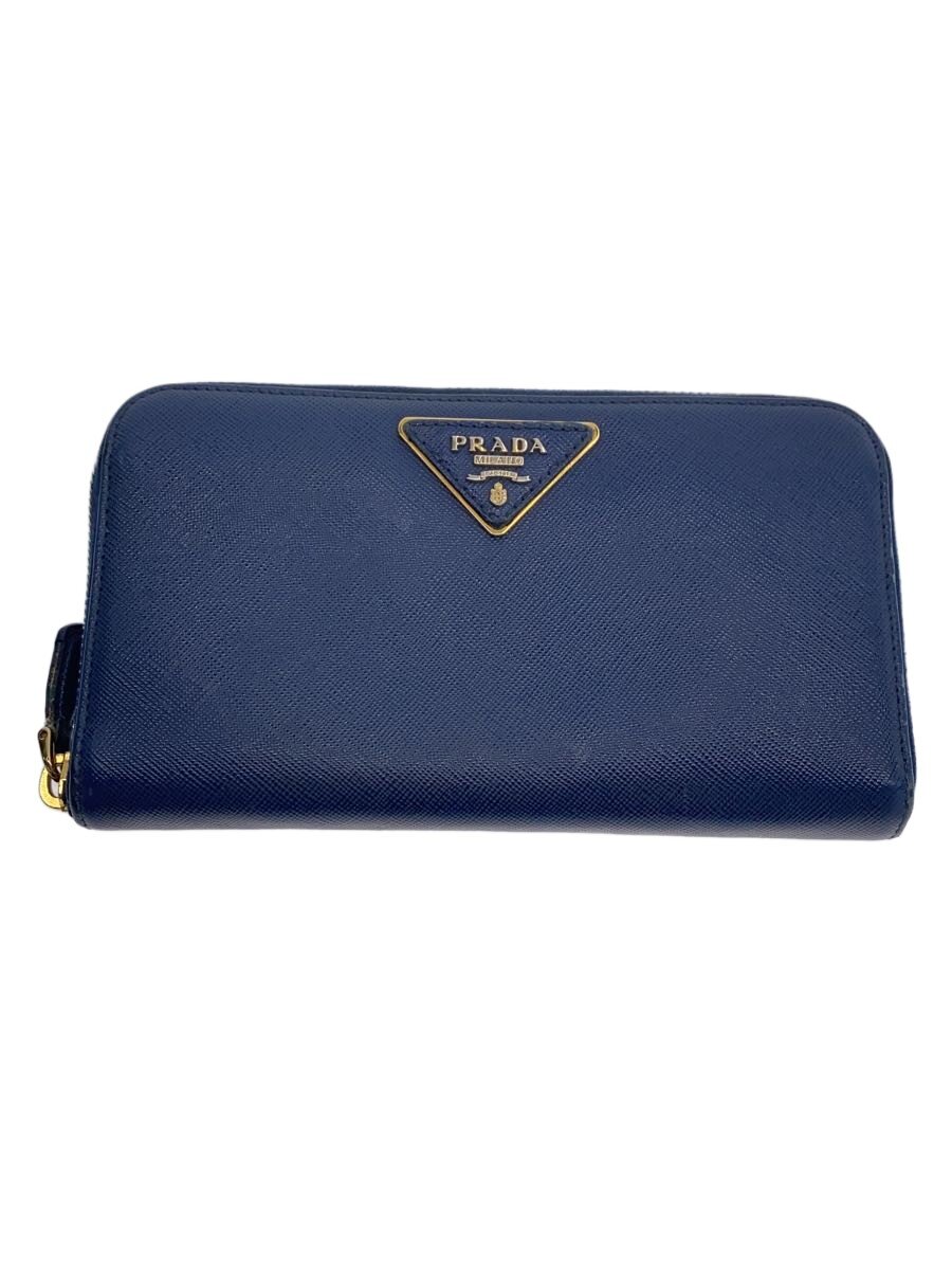 【ブランド】PRADA 【ブランドカナ】プラダ 【型番】 【程度】B 【サイズ】 【メインカラー】ブルー 【素材・生地】レザー 【キーワード】　　 2025/10/22 セカンドストリート新金岡店【3626】【中古】PRADA◆長財布/レザ...