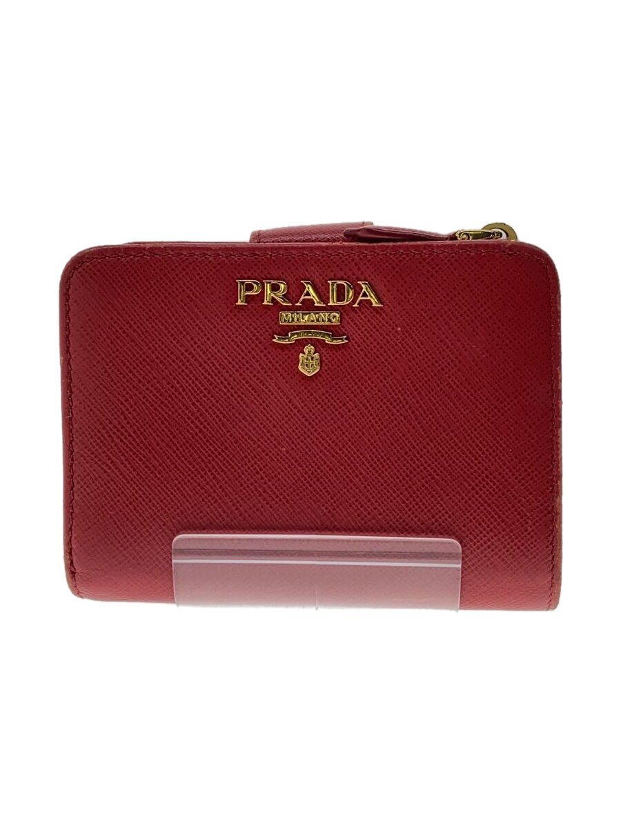 【ブランド】PRADA 【ブランドカナ】プラダ 【型番】 【程度】C 【サイズ】 【メインカラー】レッド 【素材・生地】レザー 【キーワード】　　 2025/07/28 セカンドストリート自由が丘2号店【4495】【中古】PRADA◆2つ折...
