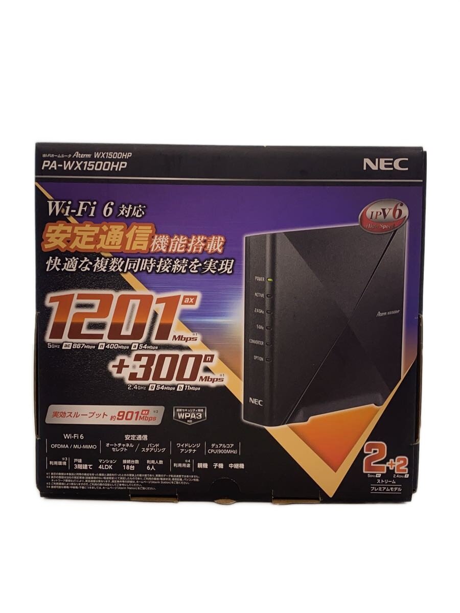 【ブランド】NEC 【ブランドカナ】エヌイーシー 【型番】 【程度】B 【カラー】 【キーワード】　　 2026/06/28 セカンドストリート八戸新井田店 【1934】【中古】NEC◆無線LANルーター(Wi-Fiルーター) PA-WX1...