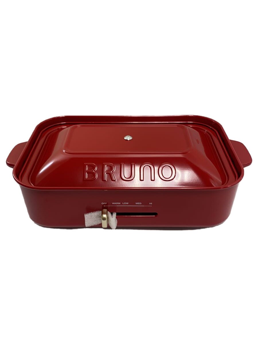 【ブランド】BRUNO 【ブランドカナ】［カデン］ブルーノ 【型番】 【程度】S 【カラー】 【キーワード】　　 2025/08/15 セカンドストリート龍ヶ崎店 【3330】【中古】BRUNO◆ホットプレート BOE021-RD【家電・ビ...