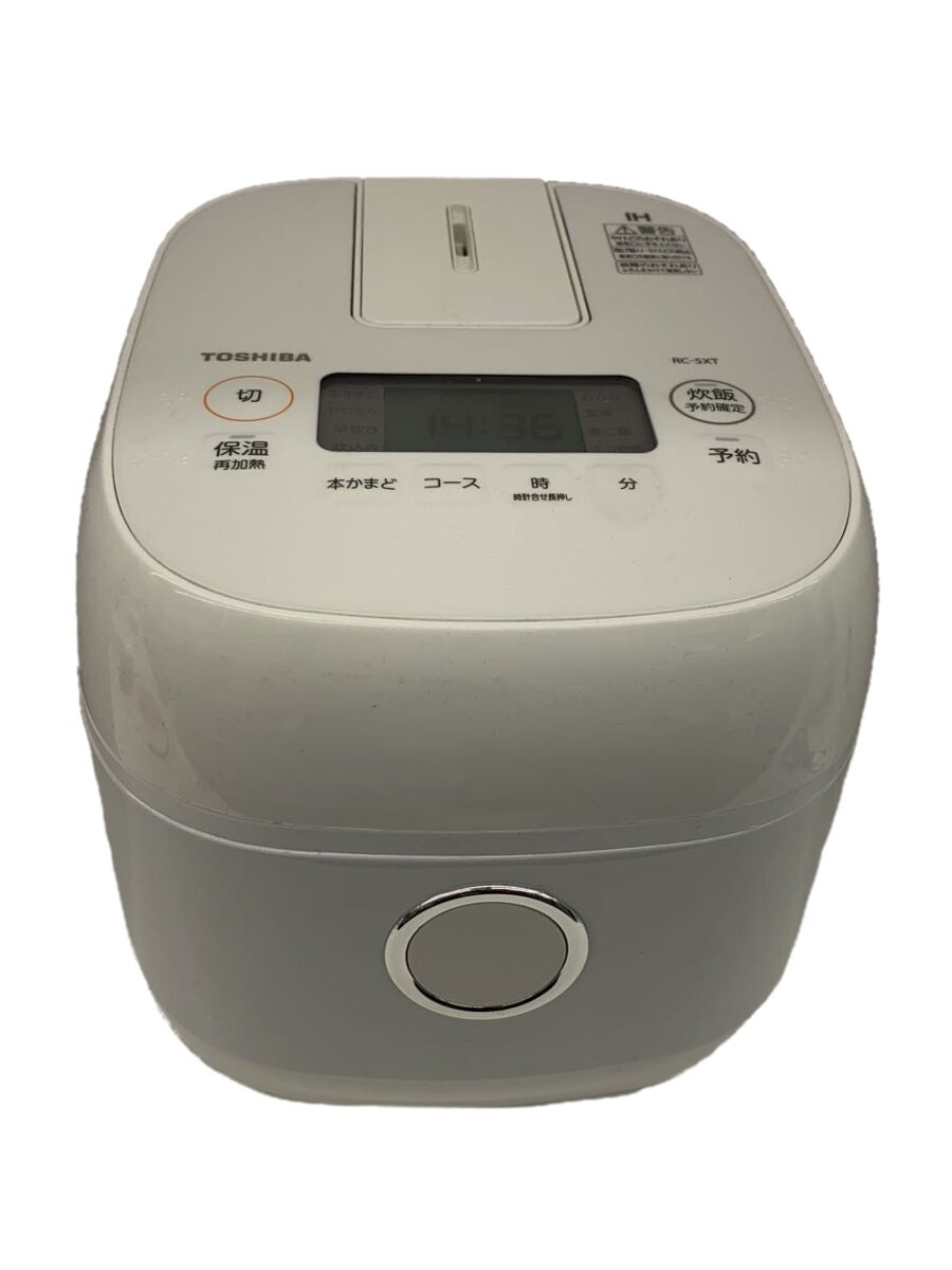 【ブランド】TOSHIBA 【ブランドカナ】トウシバ 【型番】 【程度】B 【カラー】 【キーワード】　　 2025/06/14 セカンドストリート伊丹西野店 【3674】【中古】TOSHIBA◆炊飯器 RC-5XT(W)【家電・ビジュアル...