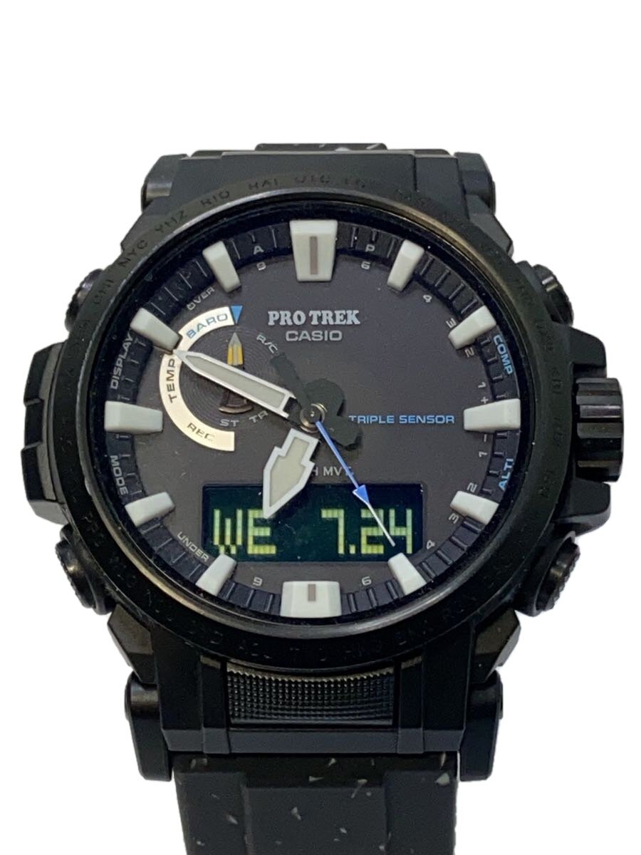 【ブランド】CASIO 【ブランドカナ】カシオ 【型番】 【程度】B 【サイズ】 【メインカラー】ブラック 【素材・生地】その他 【キーワード】　　 2024/07/29 セカンドストリート高柳店【2048】【中古】CASIO◆プロトレック...